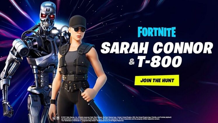 Fortnite Presents The Skins Of Sarah Connor And The T-800, From ...