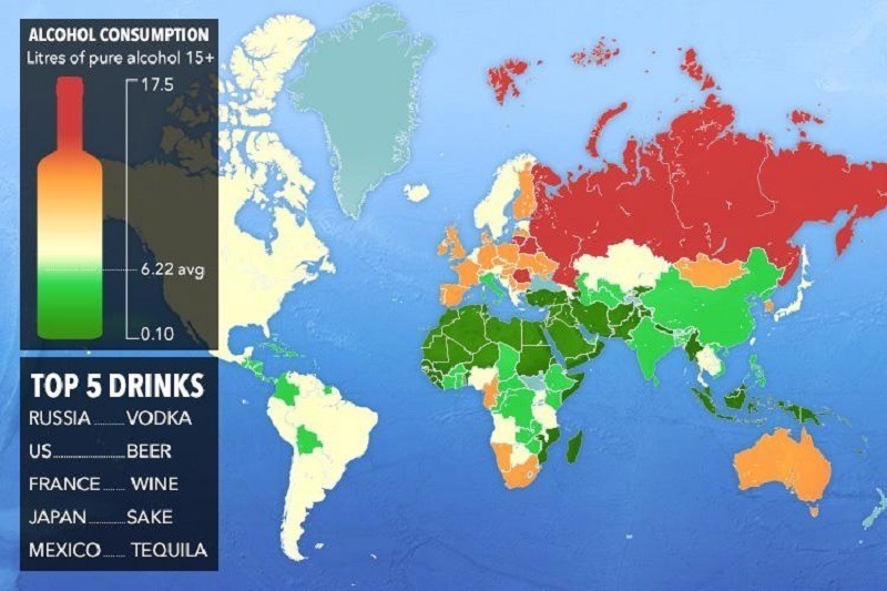 The Ranking Of The World's Most Alcoholic Countries: Those That ...